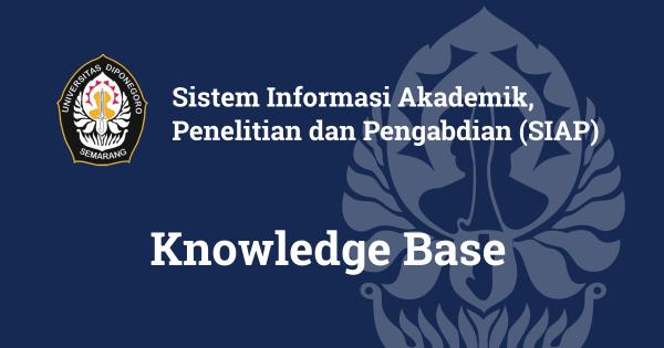 Tutorial Tugas Akhir untuk Mahasiswa - SIAP Undip